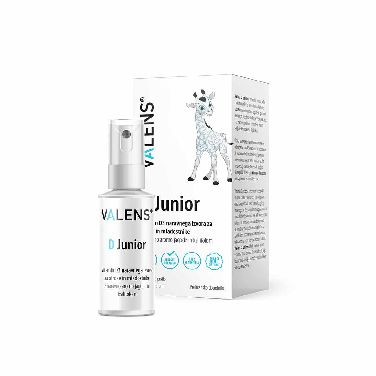 D Junior Oral Spray • Valens • International Cosmetic ...