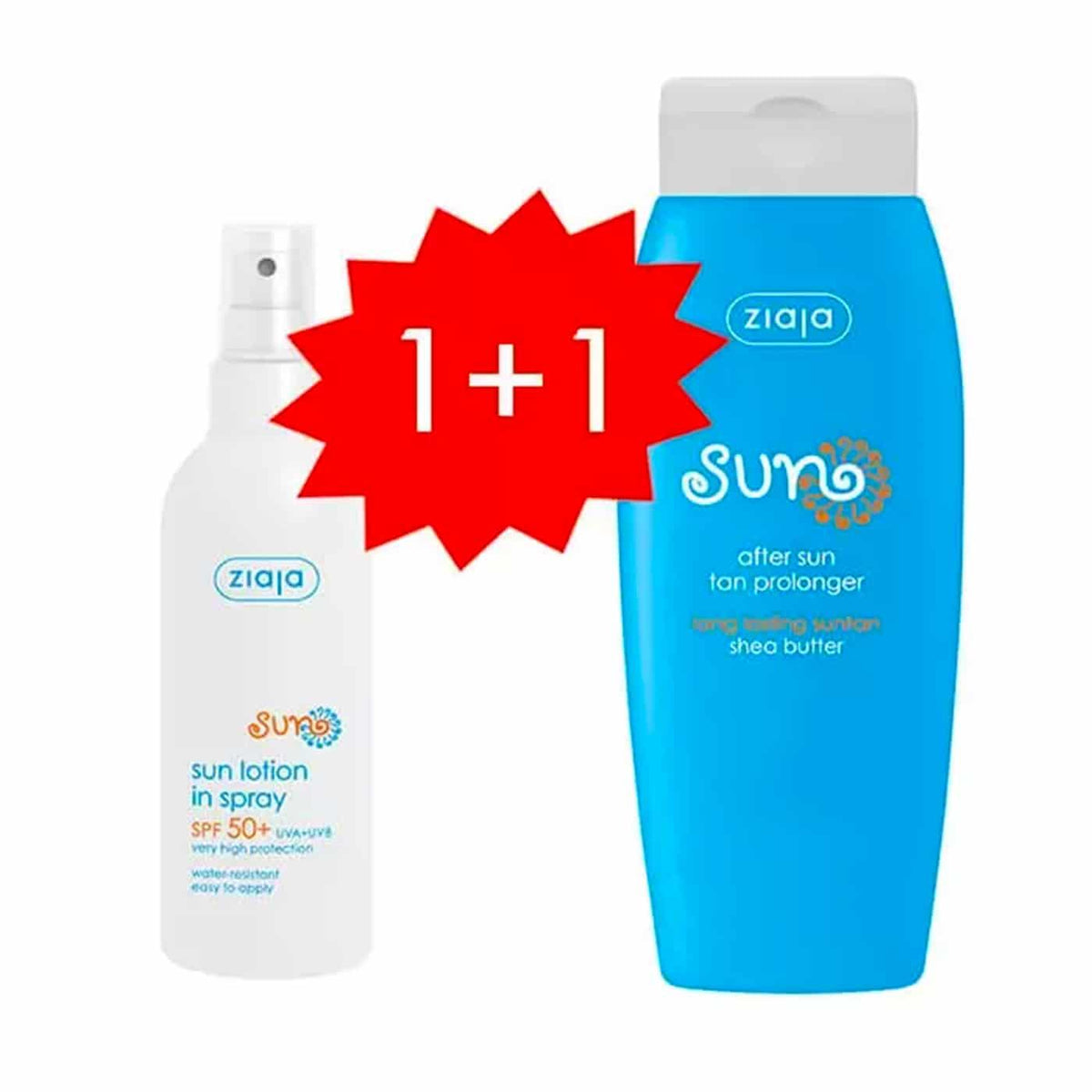 Sun Lotion Spray SPF50 + Prolongador Bronceado After Sun Gratis • Ziaja ...